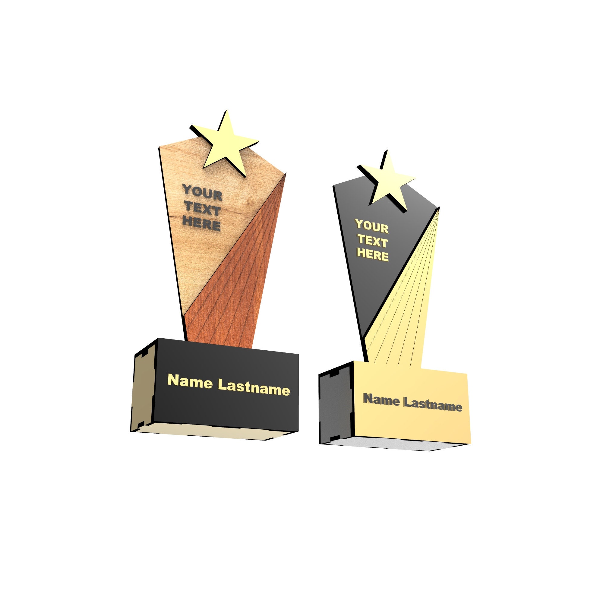 Award Laser Cut File Award Cutting SVG Template Vector Files - Etsy UK