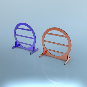 Earring Stand Laser Cut SVG Files, Earring Display, Laser Cut Files ...