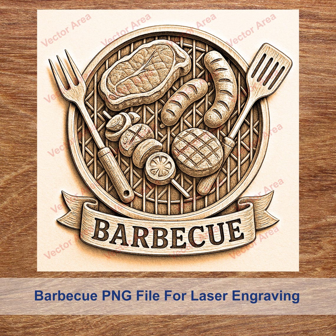 Barbecue Laser Engraving File, BBQ Laser Engrave File, Barbecue Wall ...