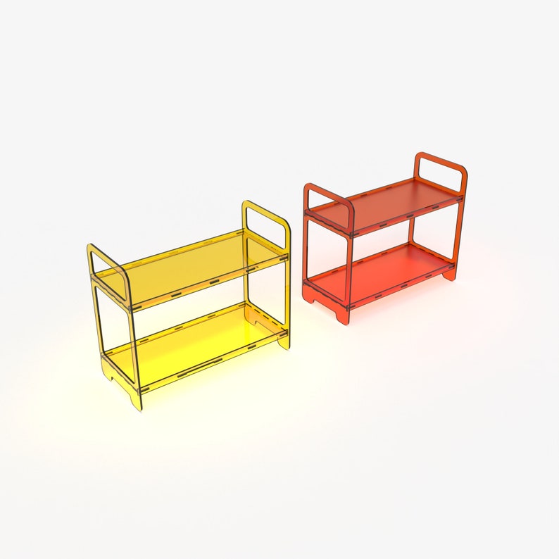 Display Stand Laser Cut File SVG, Decorative Shelf, Rack File Modern ...