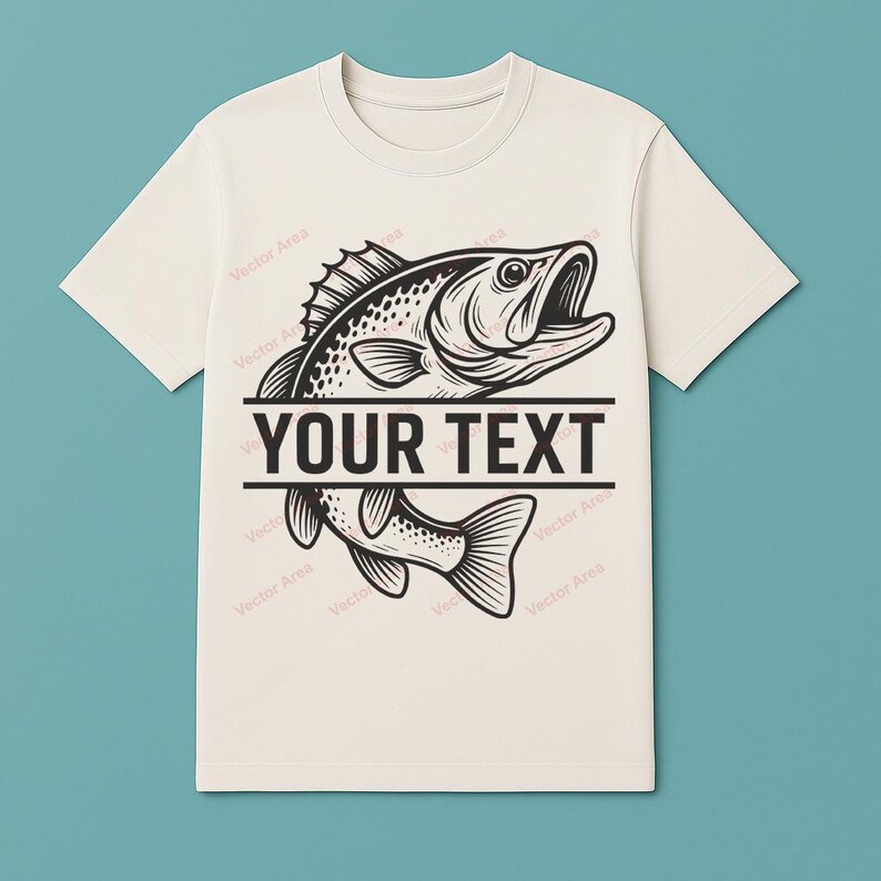 Largemoth Bass SVG, Bass Fish Monogram Laser Engraving File SVG ...
