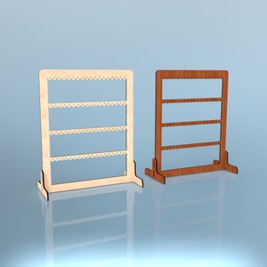 Earring Stand Laser Cut File, Earring Display, Laser Cut Files ...