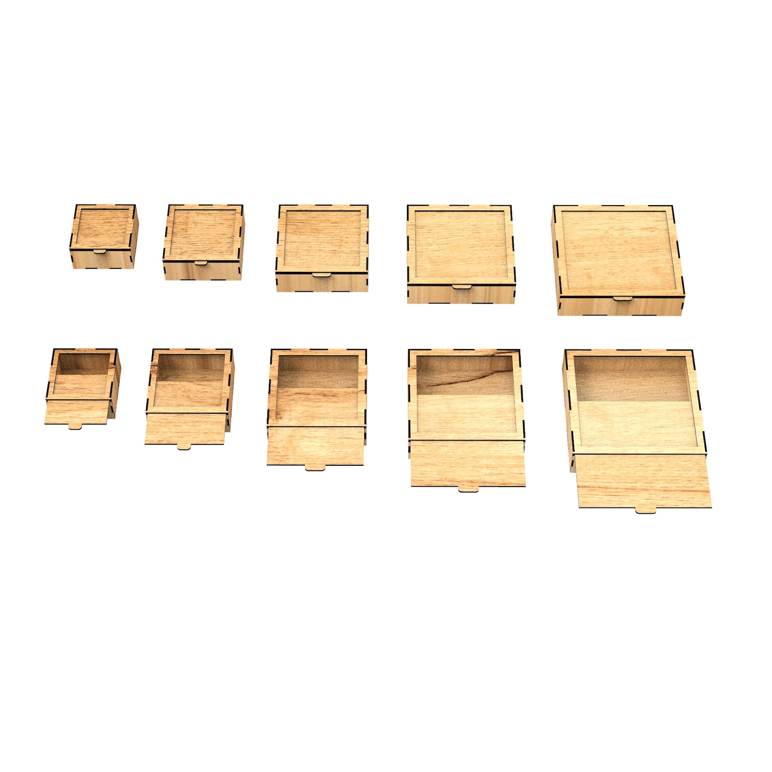 Slide Lid Box Laser Cut Files, Chocolate Box, Gift Box With Lid, Vector ...