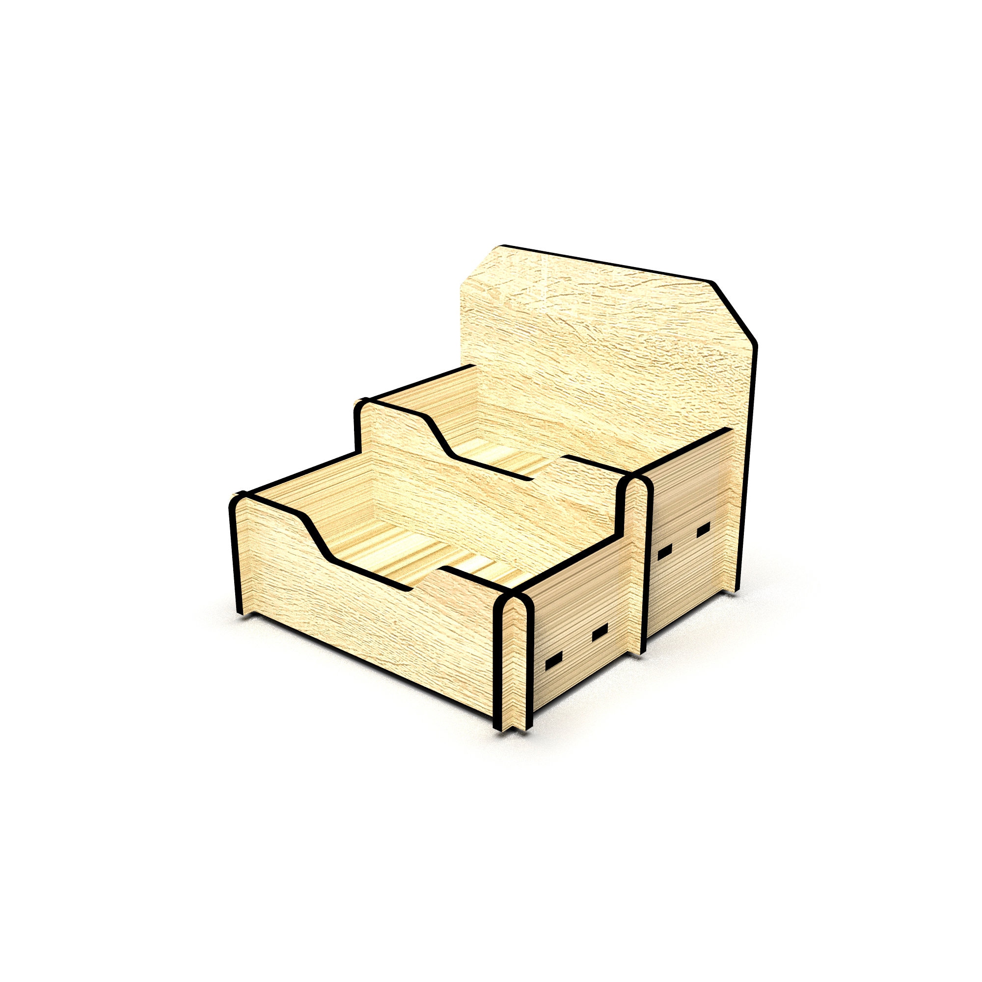 Business Card Holder Laser Cut Files Dxf Svg Pdf Laser Cut - Etsy