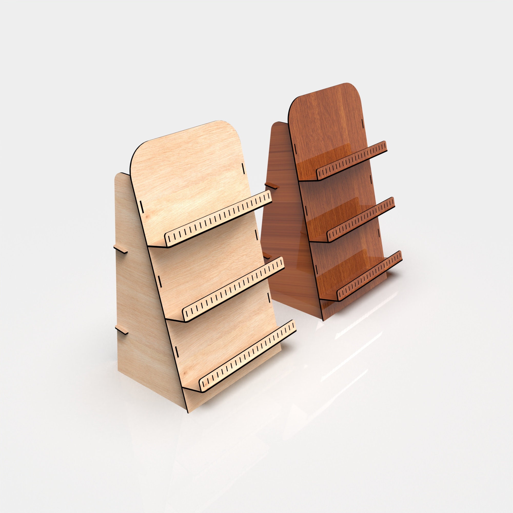 Display Stand Laser Cut File, Earring Stand , Postcard Display Stand ...