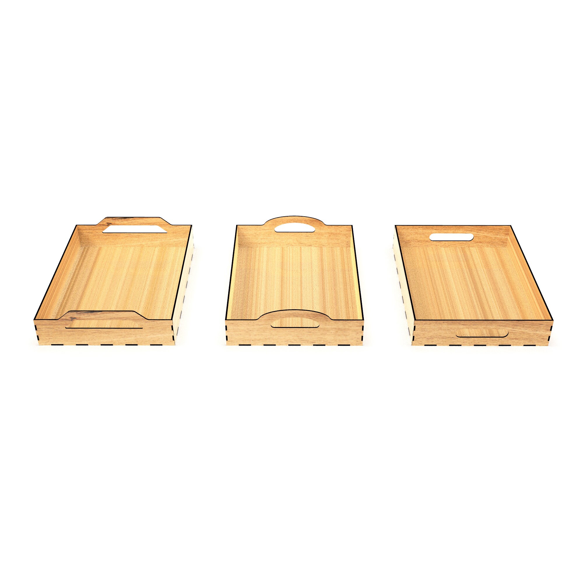 Wood Tray Laser Cut File SVG Tray Laser Cutting Template - Etsy