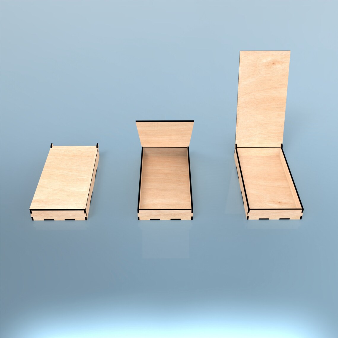 Cash Box Laser Cut File Box for Cash Envelope Box for Banknotes With ...