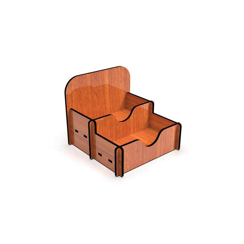 Business Card Holder Laser Cut Files Dxf Svg Pdf Laser Cut - Etsy