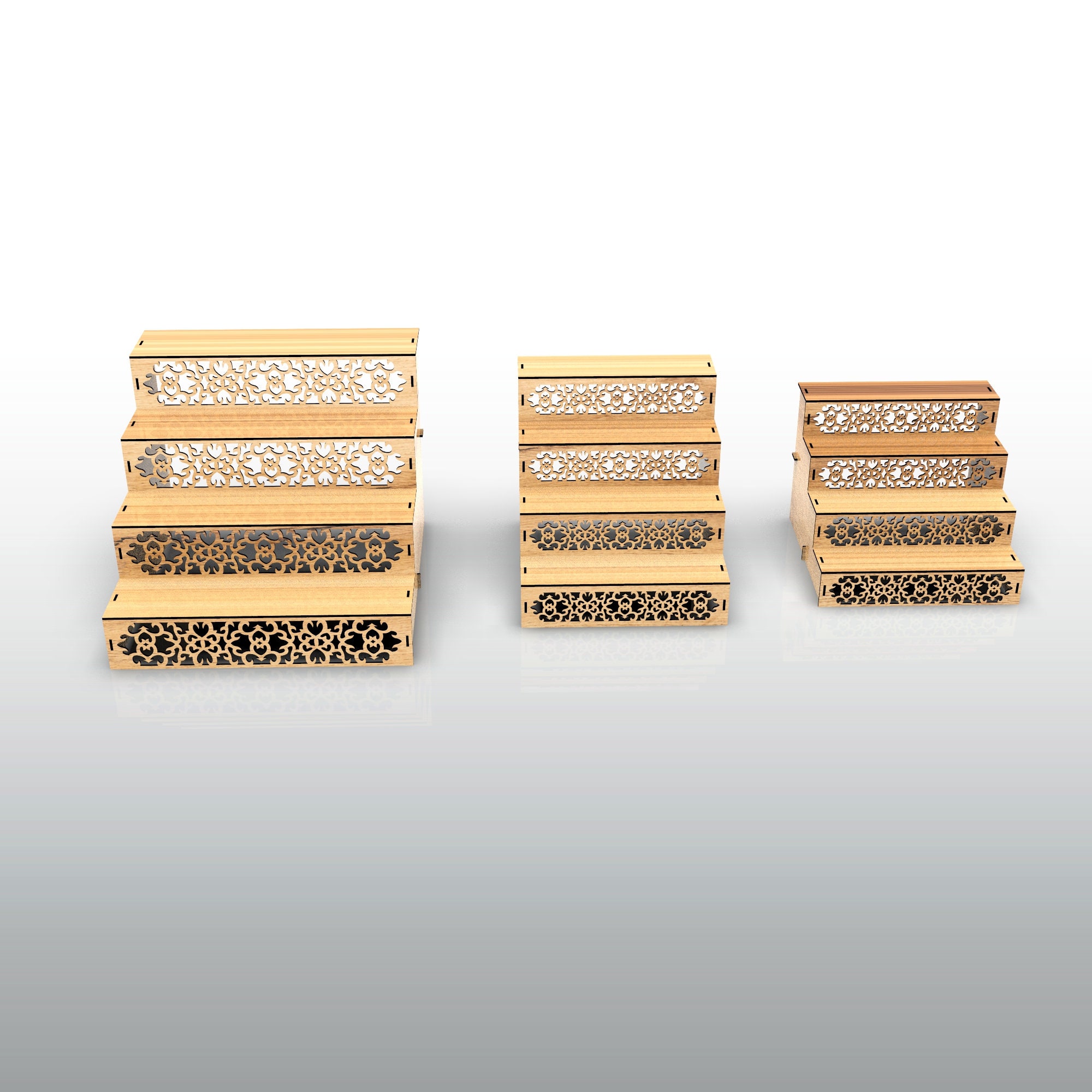 Cupcake Stand Laser Cut File SVG Shelf Retail Counter Display - Etsy