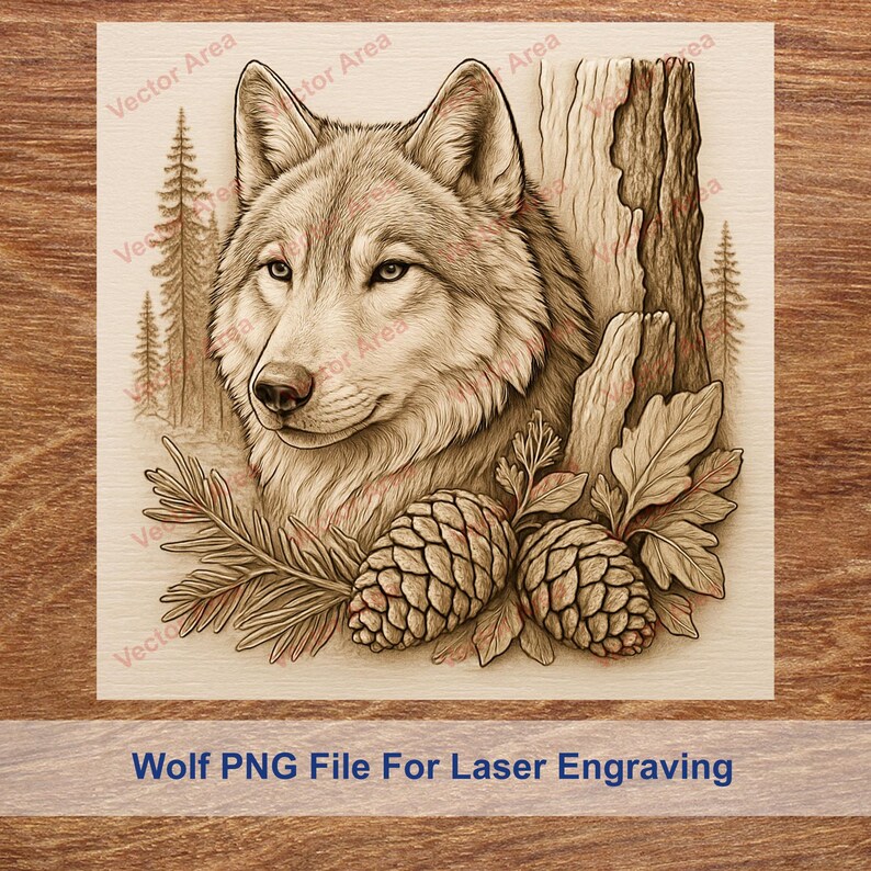 Wolf Laser Engraving File PNG, Wolf Head Laser Engrave File, PNG Files ...