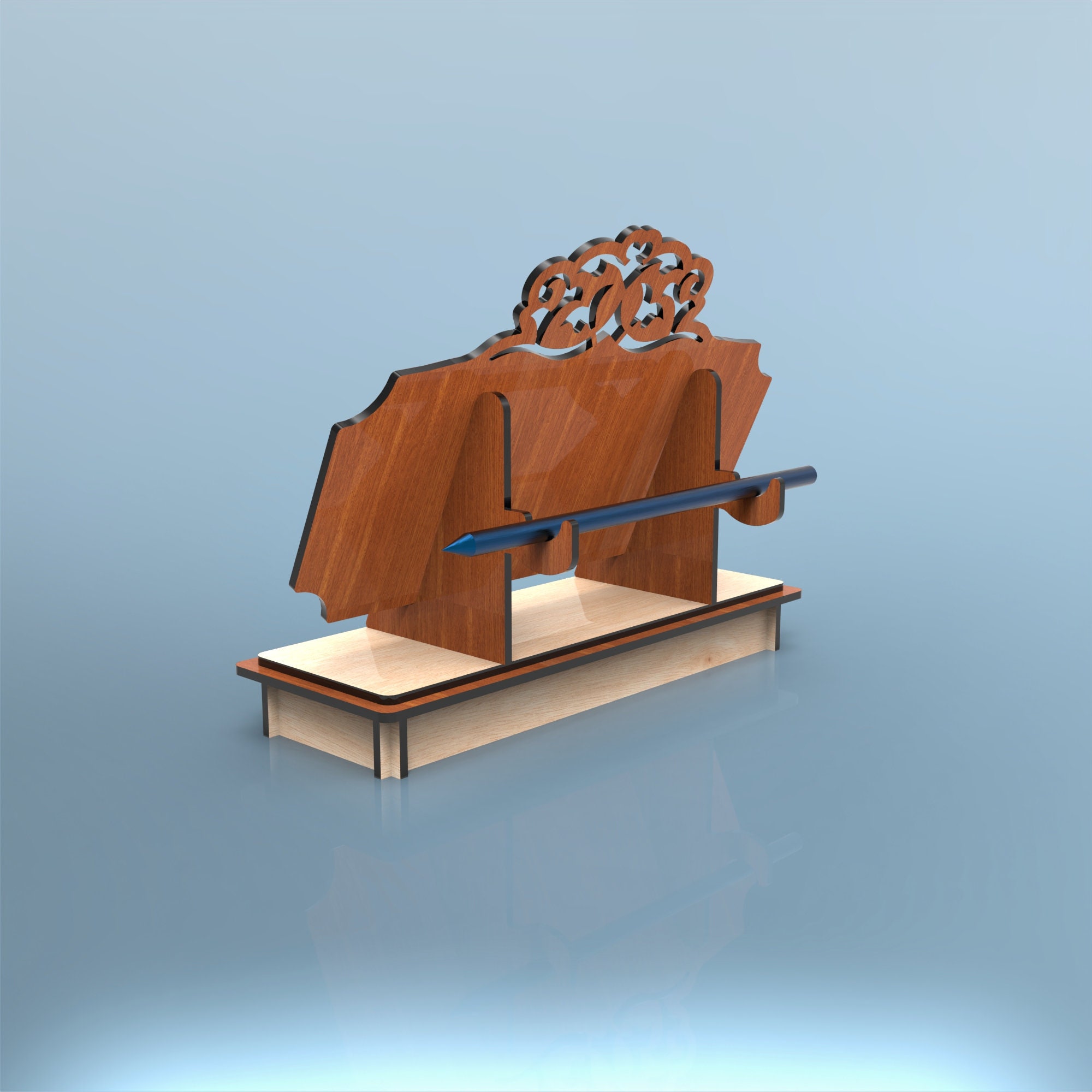 Desk Nameplate Laser Cut File, Nameplates SVG Files, Vector Files for ...