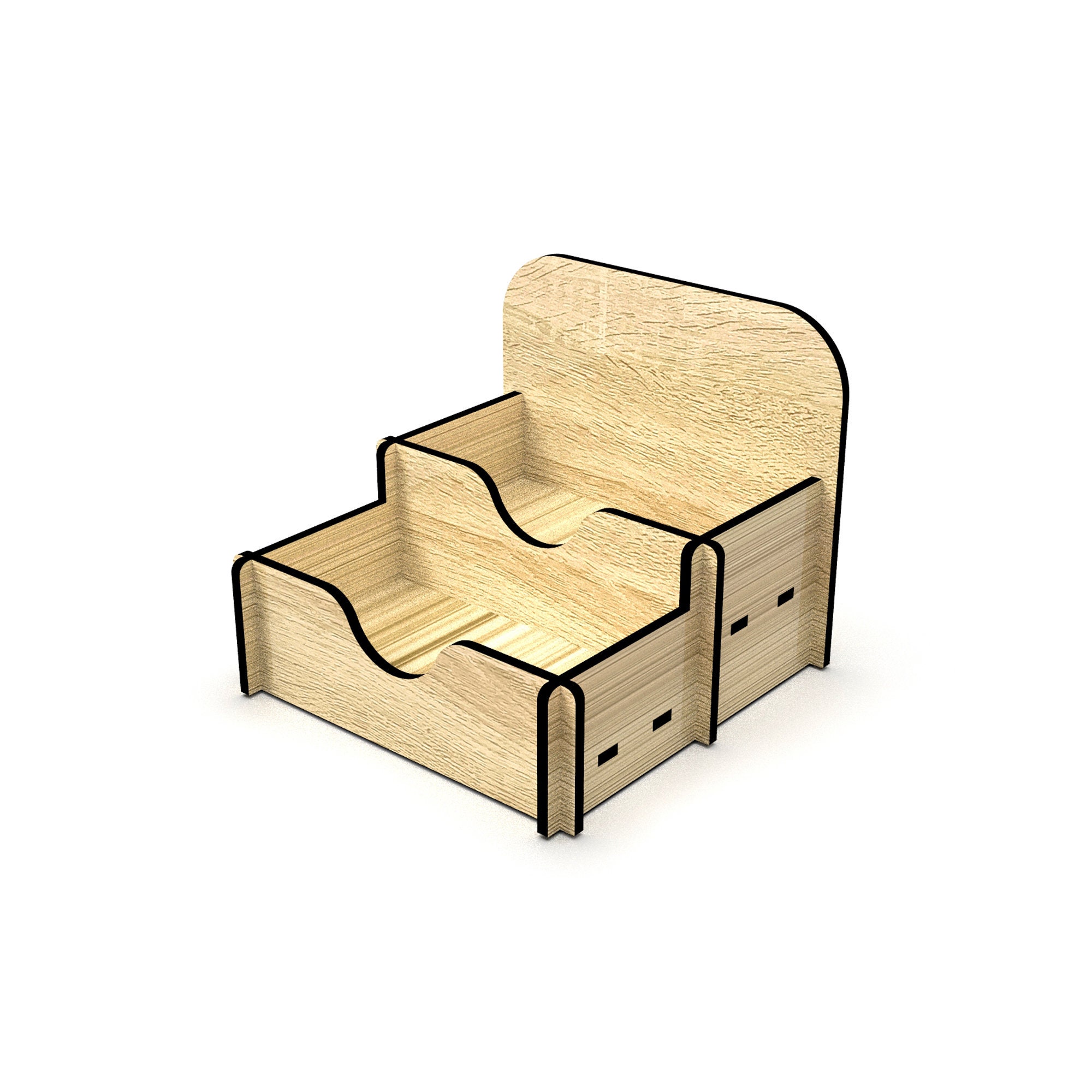 Business Card Holder Laser Cut Files Dxf Svg Pdf Laser Cut - Etsy