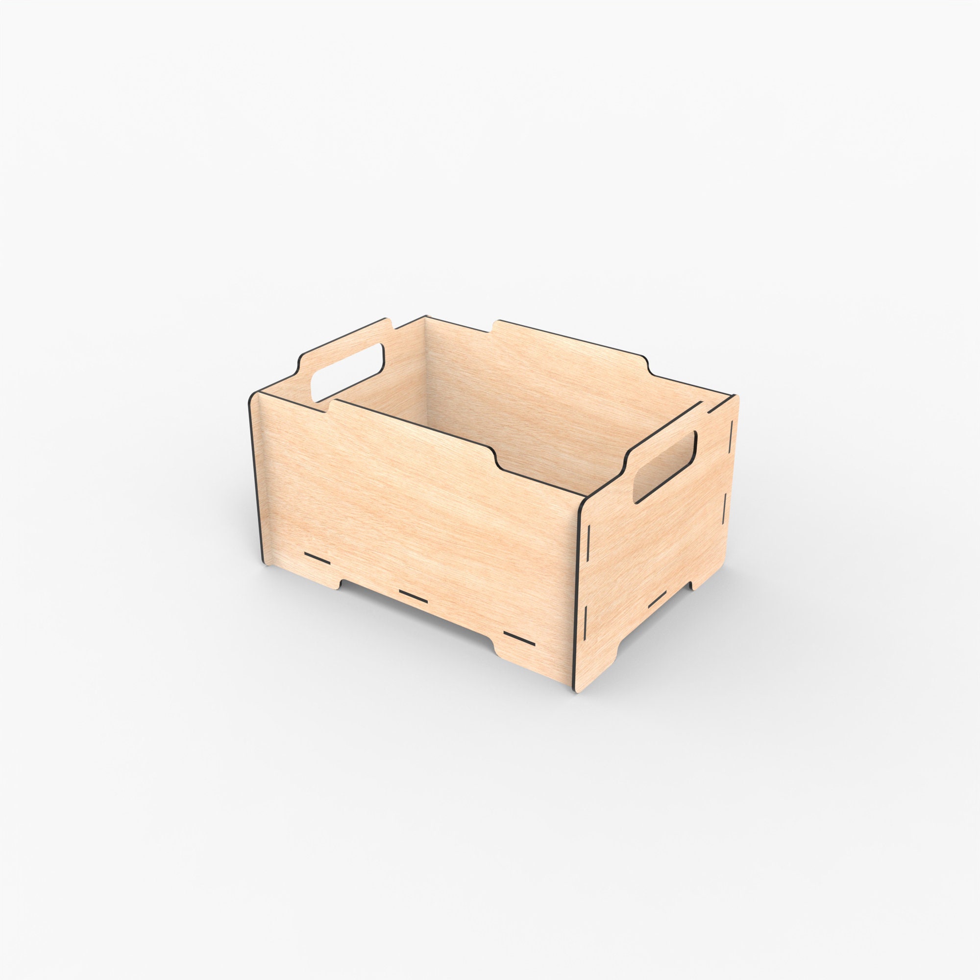 Stackable Storage Box Laser Cut Files, Stackable Wooden Crate, Wood Box, Vector Files for Wood ...