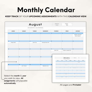 Assignment Tracker Spreadsheet, Google Sheets Template, Homework ...
