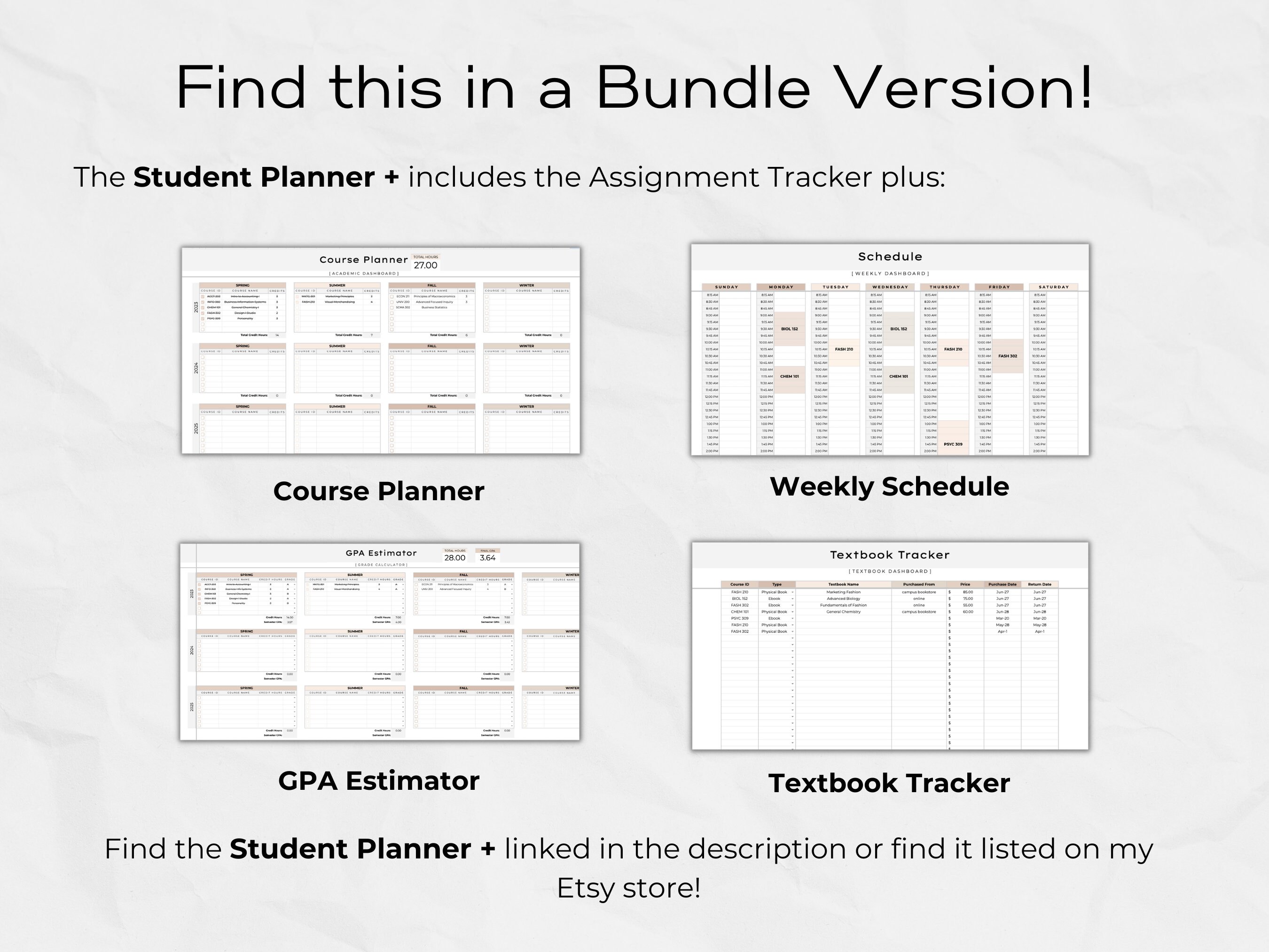 Assignment Tracker Spreadsheet Google Sheets Template - Etsy