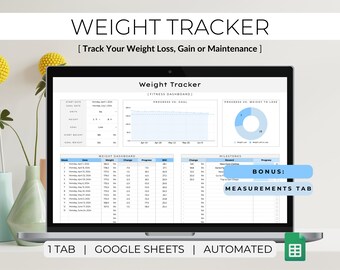 Weight Tracker - Etsy