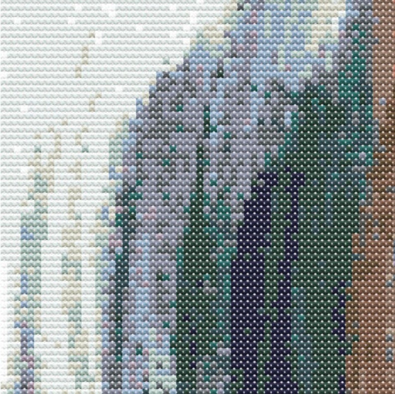 Abstract Cross Stitch Pattern PDF Modern Embroidery Pattern. - Etsy