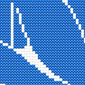 Beginner Cross Stitch Pattern PDF, Modern Embroidery Pattern, Mini ...