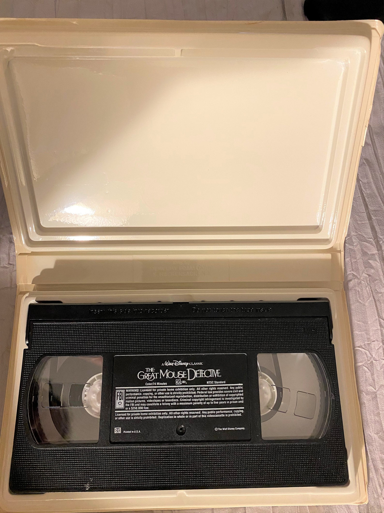 Disney's "the Great Mouse Detective" VHS (black Diamond Edition) - Etsy