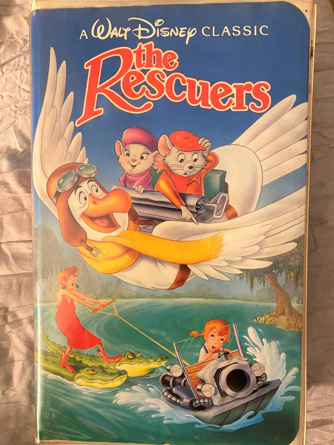 Disney's Black Diamond "the Rescuers" VHS - Etsy