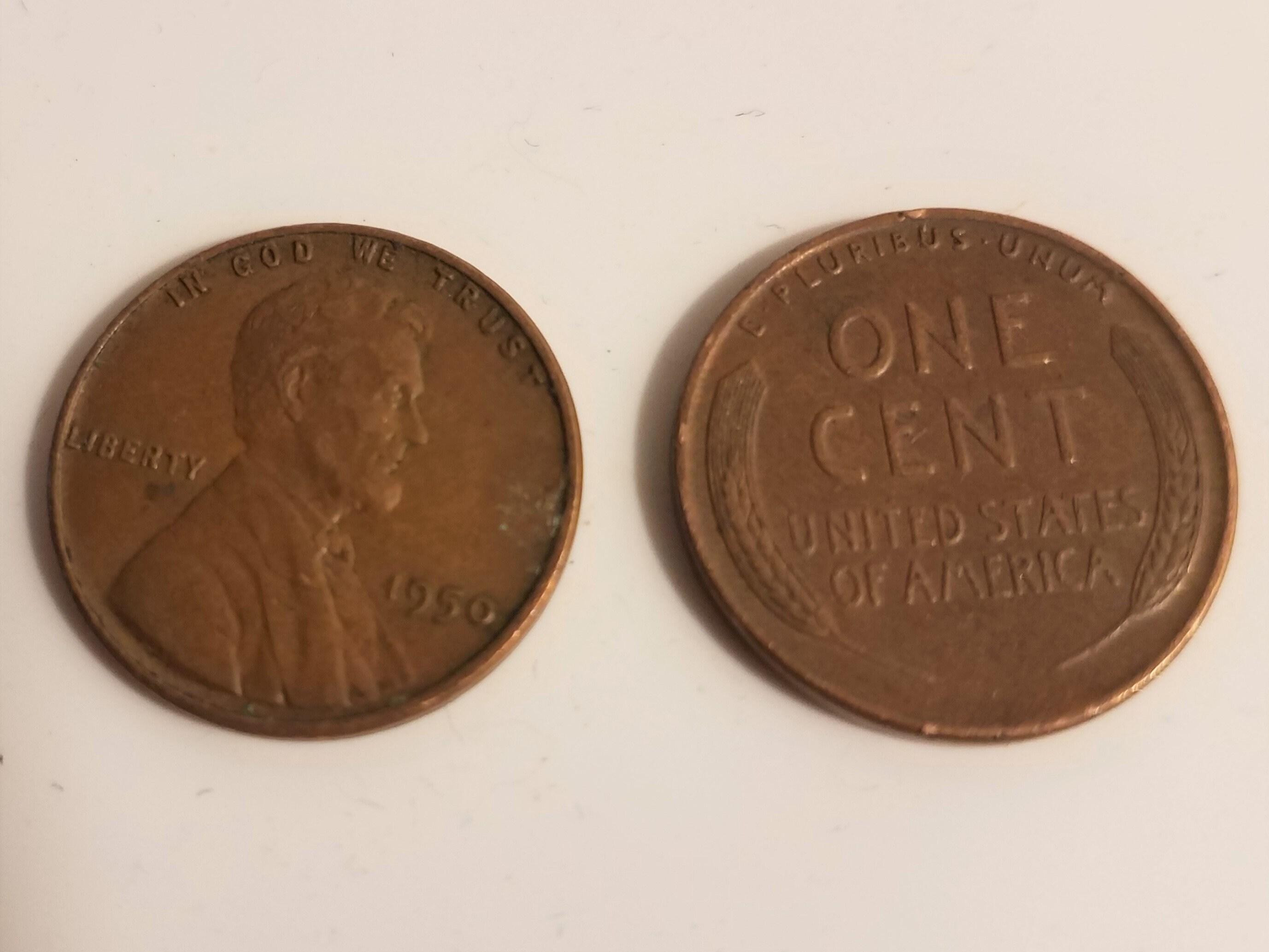 Rare 1950 No Mint Mark Wheat Penny (2) - Etsy