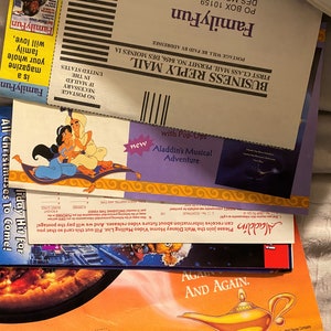 Disney's Black Diamond Edition "aladdin" VHS - Etsy