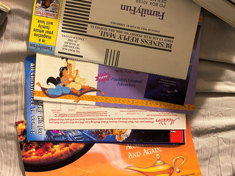 Disney's Black Diamond Edition "aladdin" VHS - Etsy