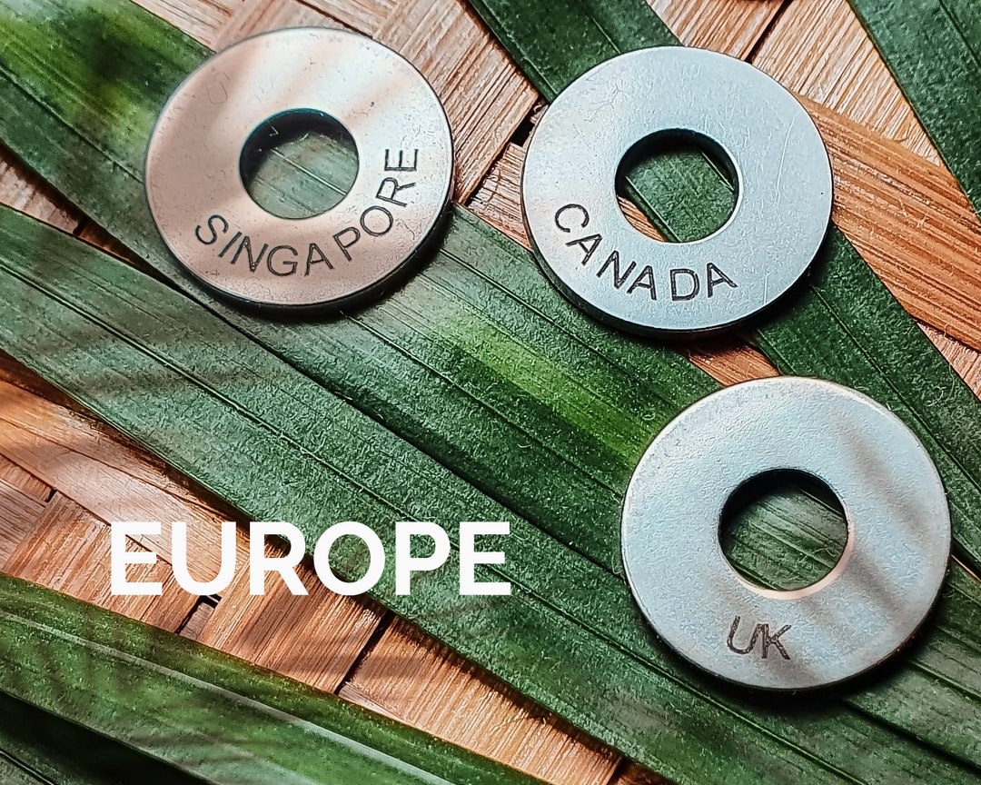 Europe Country Travel Tokens - Collect Your Travel Memories - Etsy