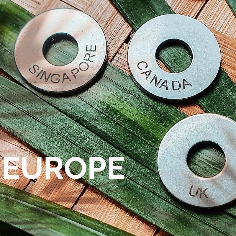 Travel Token Keychain - Etsy