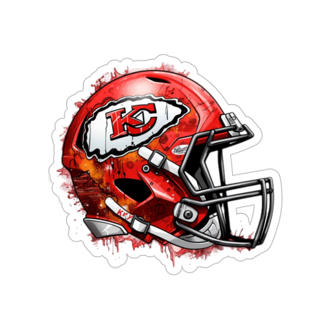 Customized Playful Kansas City Chiefs Helmet Die-cut Stickers - Etsy