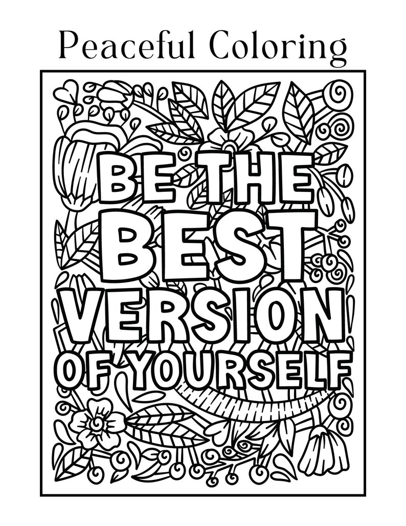 Mental Health Coloring Sheets Coloring for Classrooms - Etsy