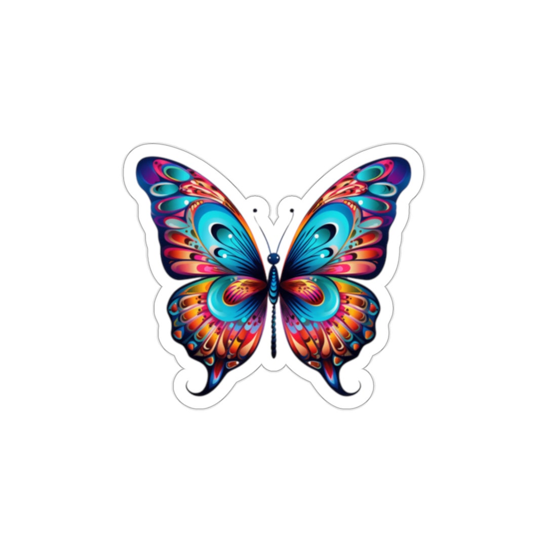 Custom Butterfly Die-cut Stickers B2C, Butterfly Stickers, Custom ...