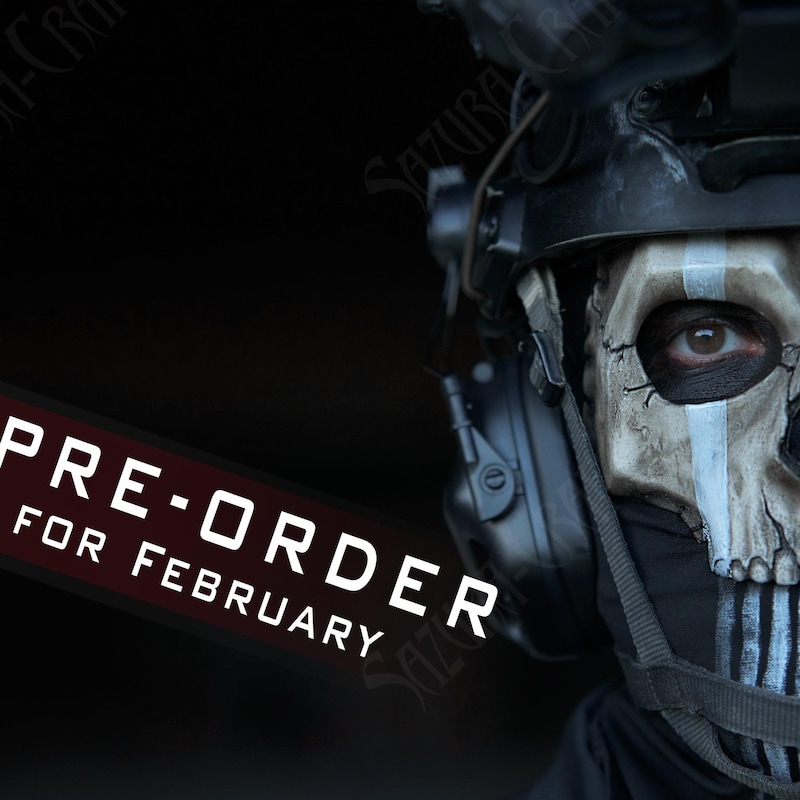 Ghost Mask Cosplay Mw2 - Etsy