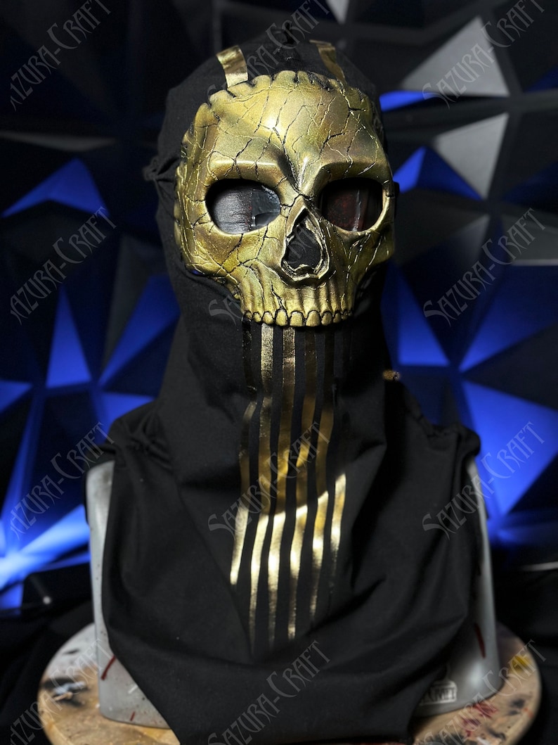 Cosplay Desert Ghost Blackcell Gold Mask + Balaclava PRE-ORDER for ...