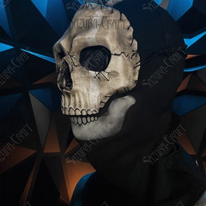 Cosplay Ghost Mask + Balaclava PRE-ORDER for FEBRUARY 2026, Inspired by ...