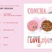 Concha See How Much I Love You Concha Valentines Day Card Printable ...
