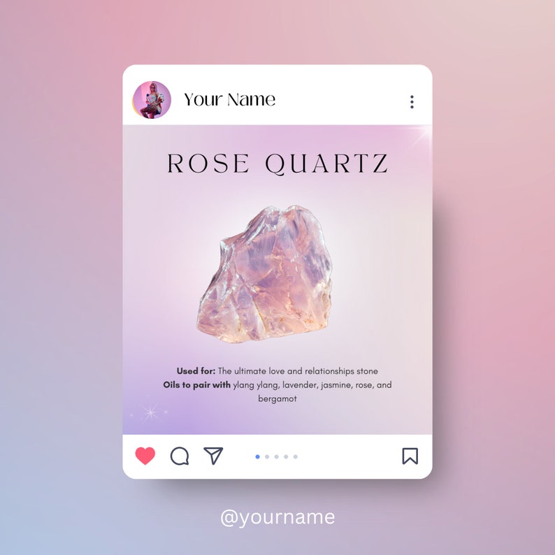 Healing Crystals Gemstones Printable Cards, Digital Flashcards ...