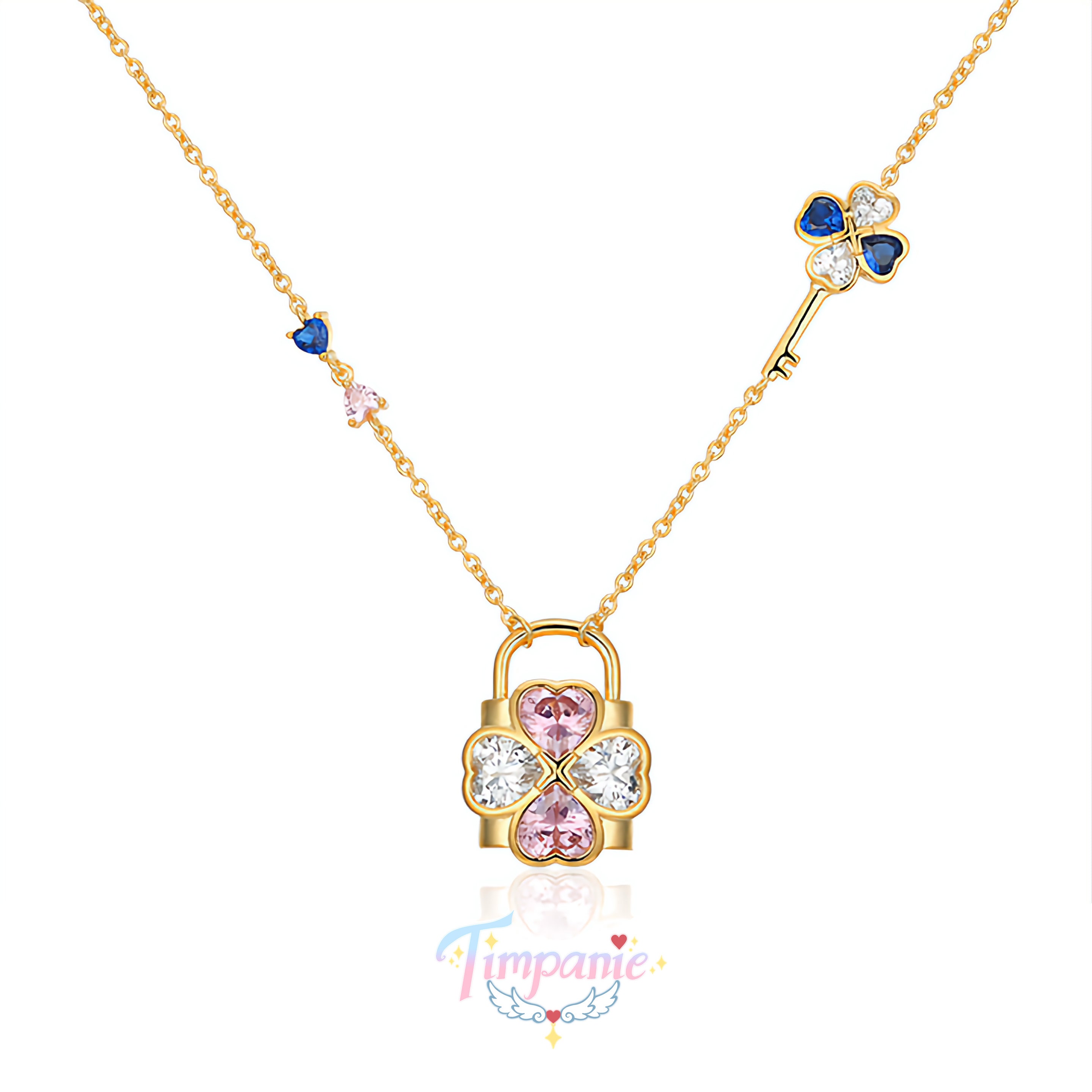 Shugo Chara Necklace | Humpty Lock and Dumpty Key - Etsy