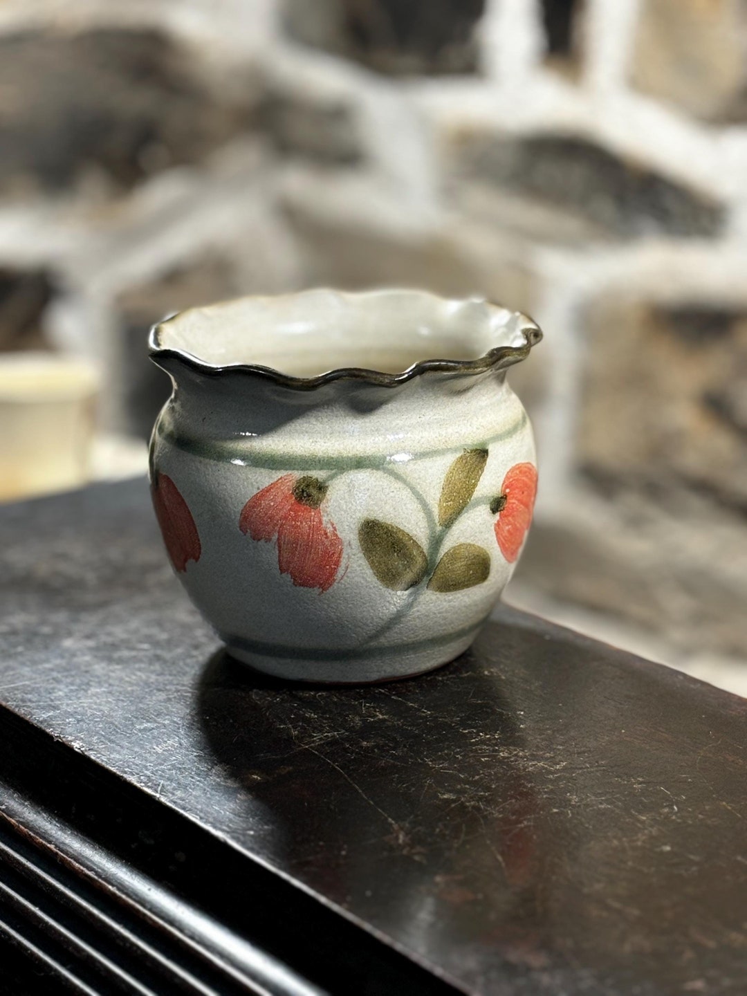 Vintage Flower Pot or Planter by North Devon Studio Pottery With Hand ...