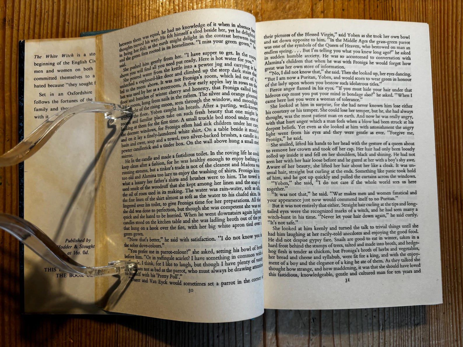 Vintage English Civil War Fiction Book: the White Witch by Elizabeth ...