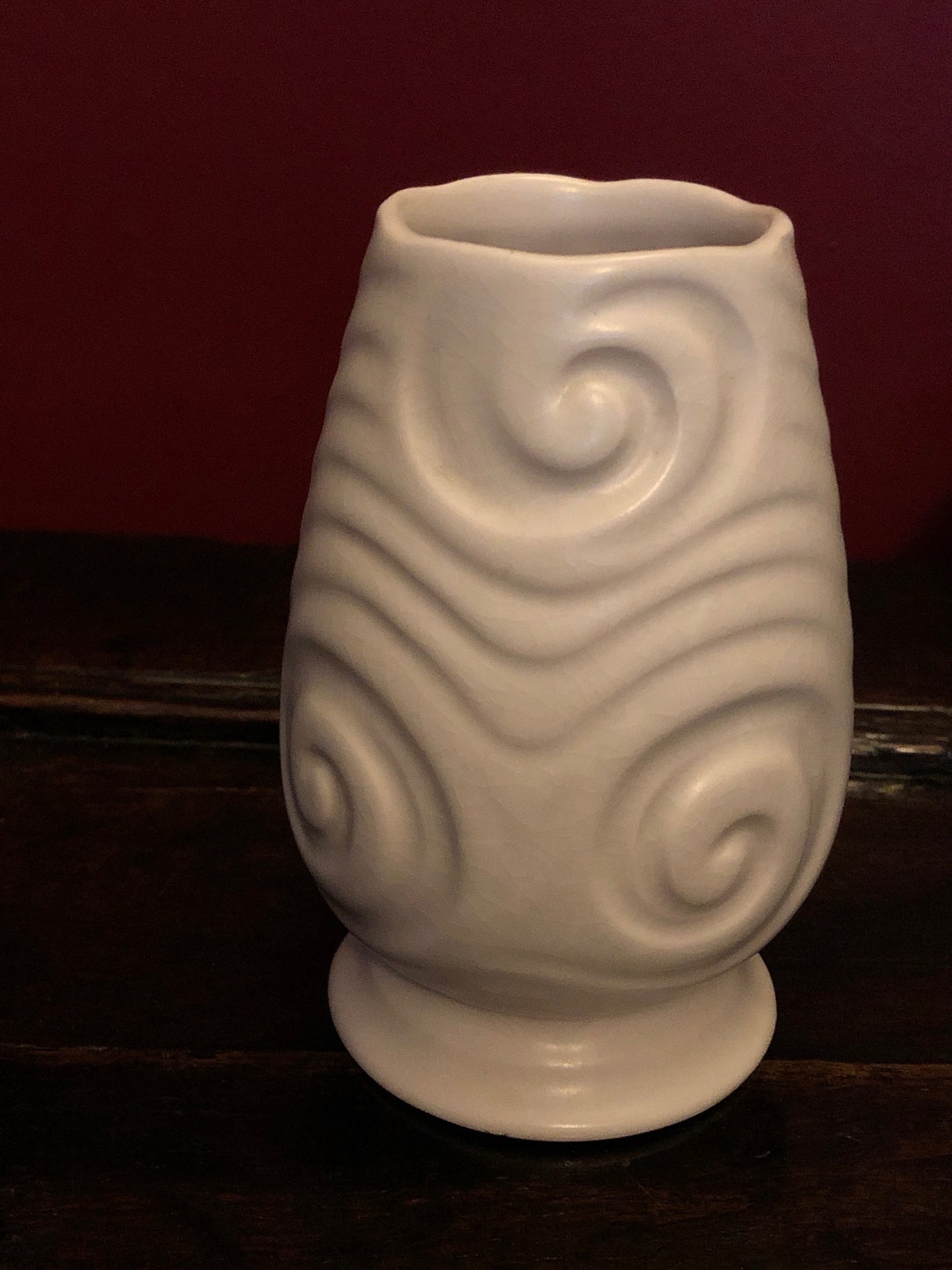 Art Deco Sylvac Cream Swirl Pattern 675 Small Vase 1930s - Etsy