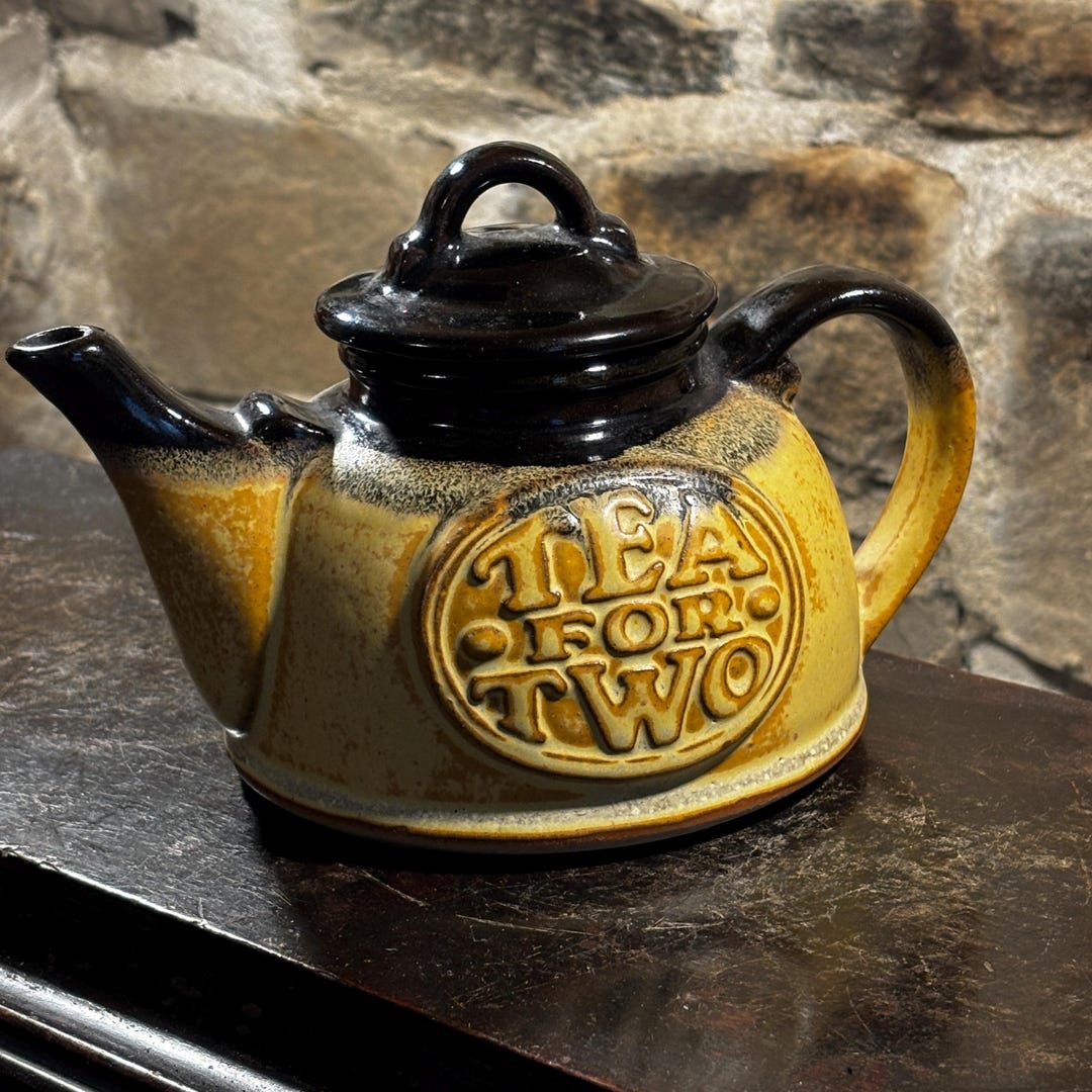 Vintage Teapot by Stonebridge Pottery (probably!) Tea for Two in Brown ...