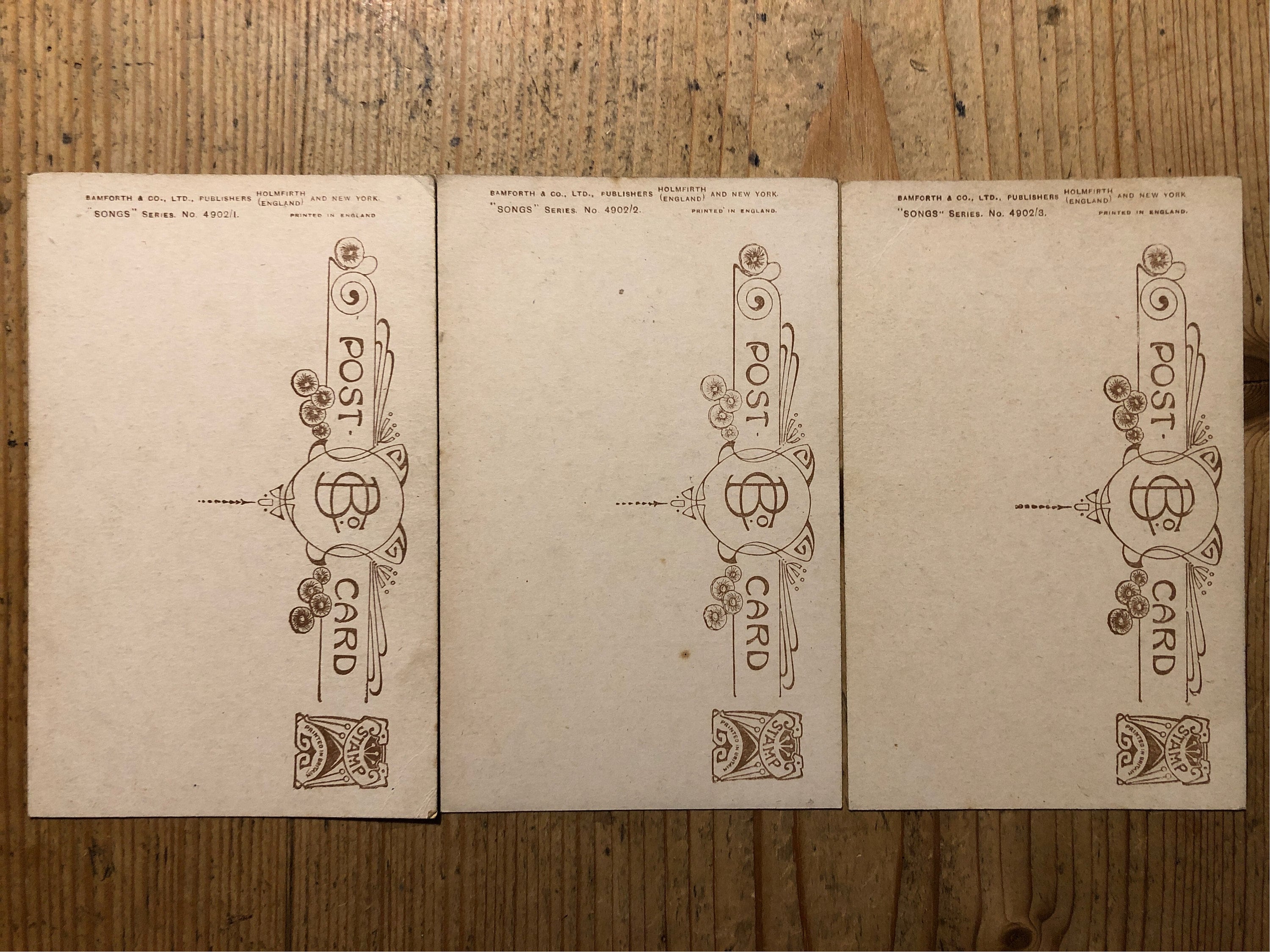 Three First World War Bamforth Postcards: Just Before the - Etsy