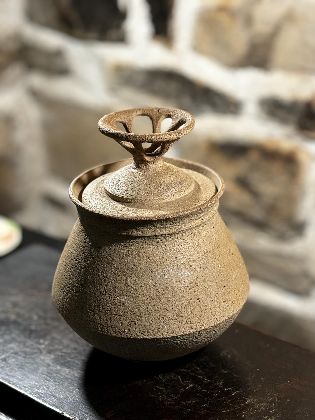 Very Rare Ray Marshall Jar, 1963 Stoneware Studio Pottery With Unusual ...