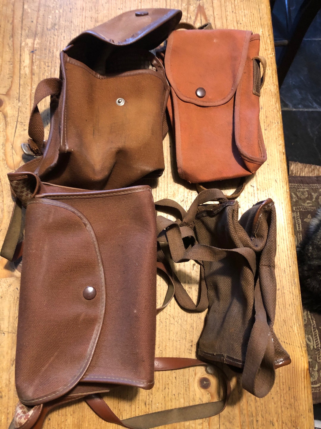 Four Vintage 1930s to 1950s Cloth Camera Cases - Etsy