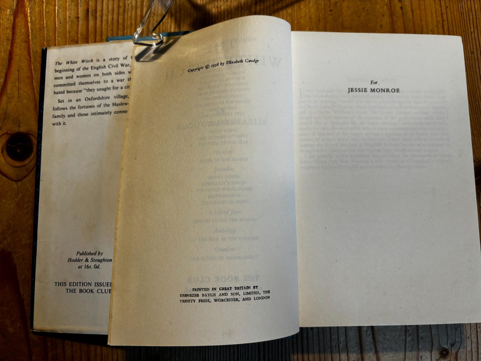 Vintage English Civil War Fiction Book: the White Witch by Elizabeth ...