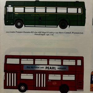 1970s Vintage Bus Tram History Book “wheels of London” Rare Limited ...