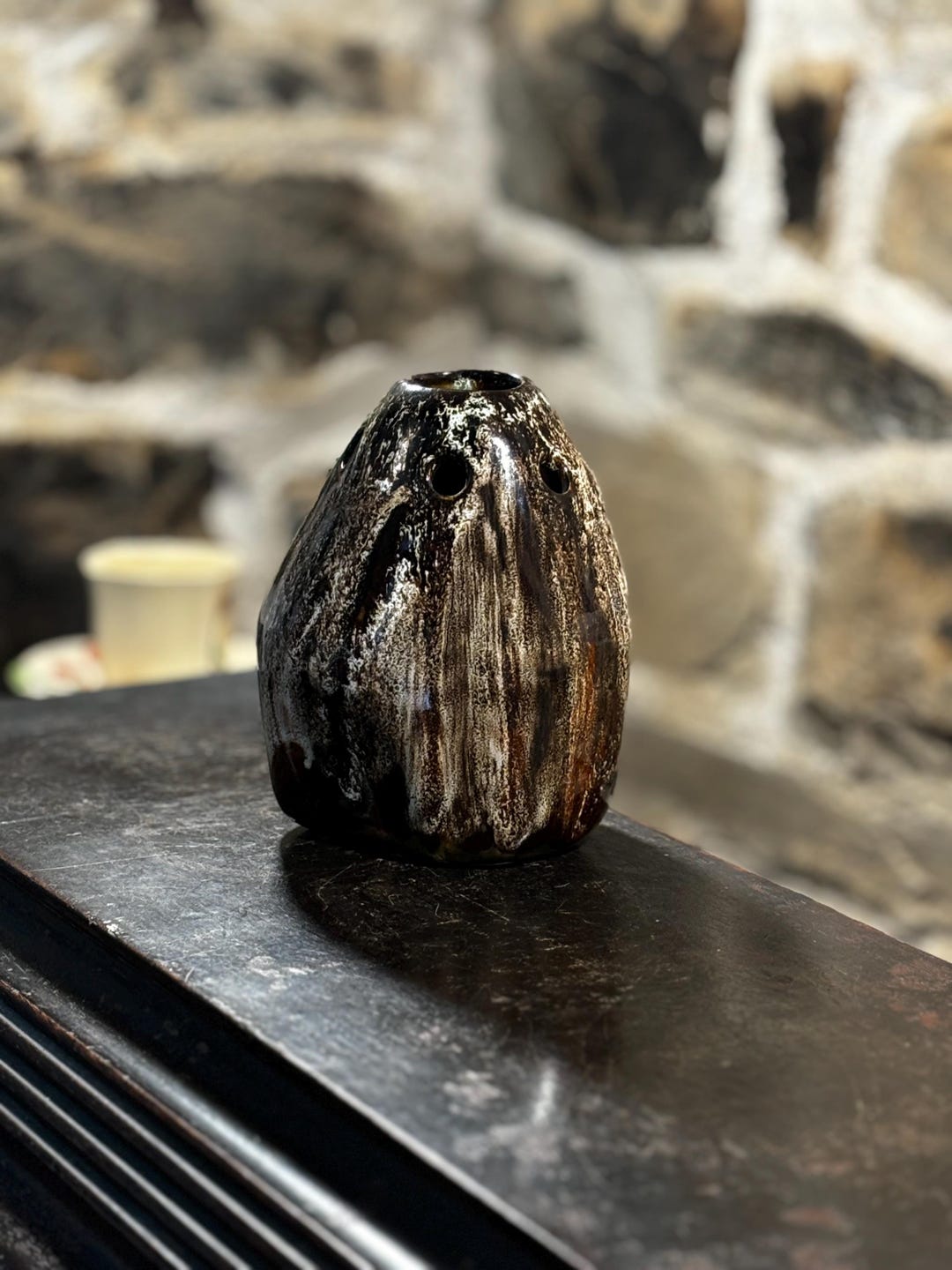 Vintage Studio Pottery Vase by John Warren for Cobb Devon Rare Upright ...