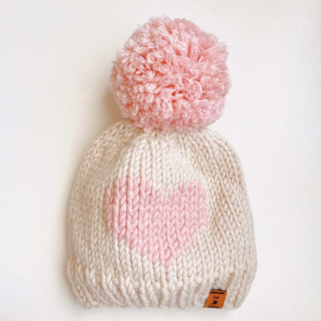 Knit Hat, Monogram Chunky Knit Toque, Custom Made Knit Hat, Letter Knit ...
