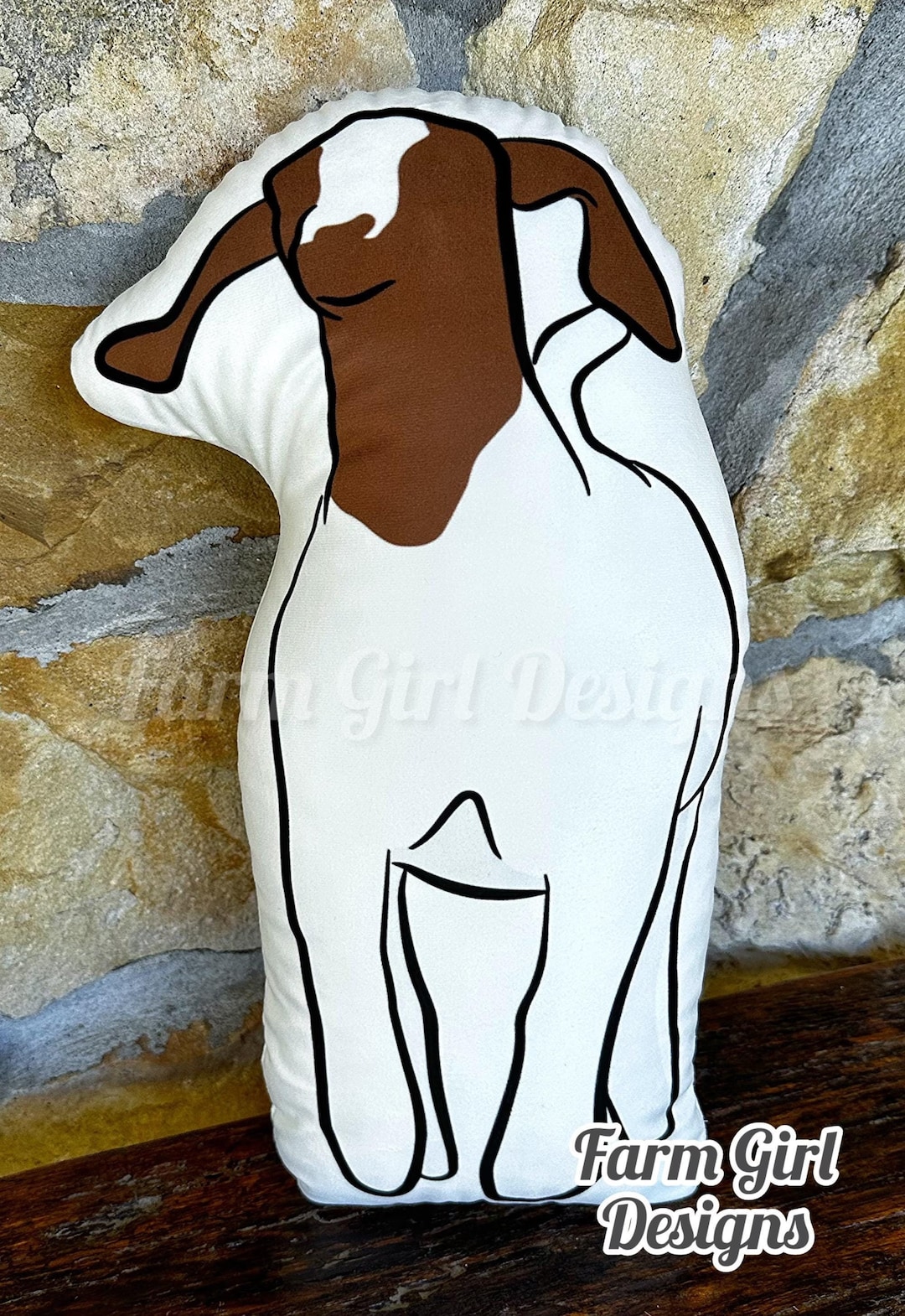 Show Goat Pillow - Etsy